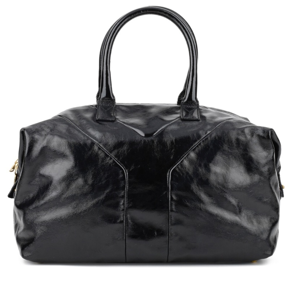 Ysl Yves Saint Laurent Easy Black Patent Bag - Gem